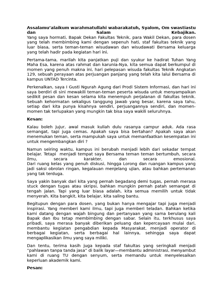 Pesan Dan Kesan | PDF