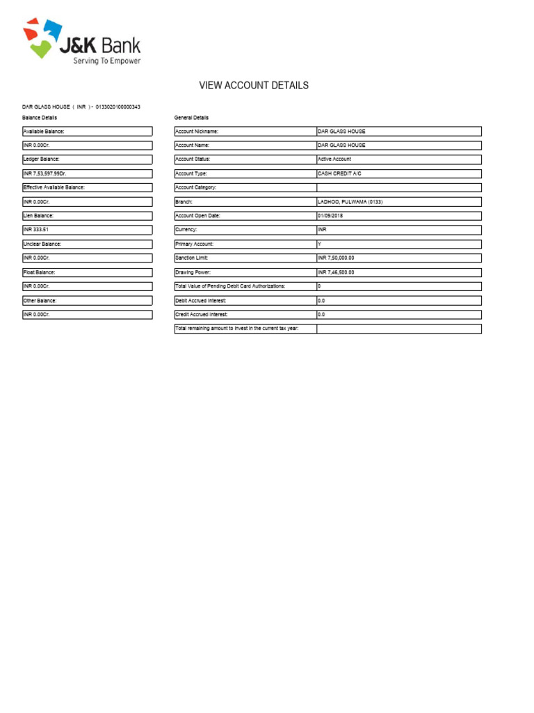 OpAccountDetailsRet01 05 2025 | PDF