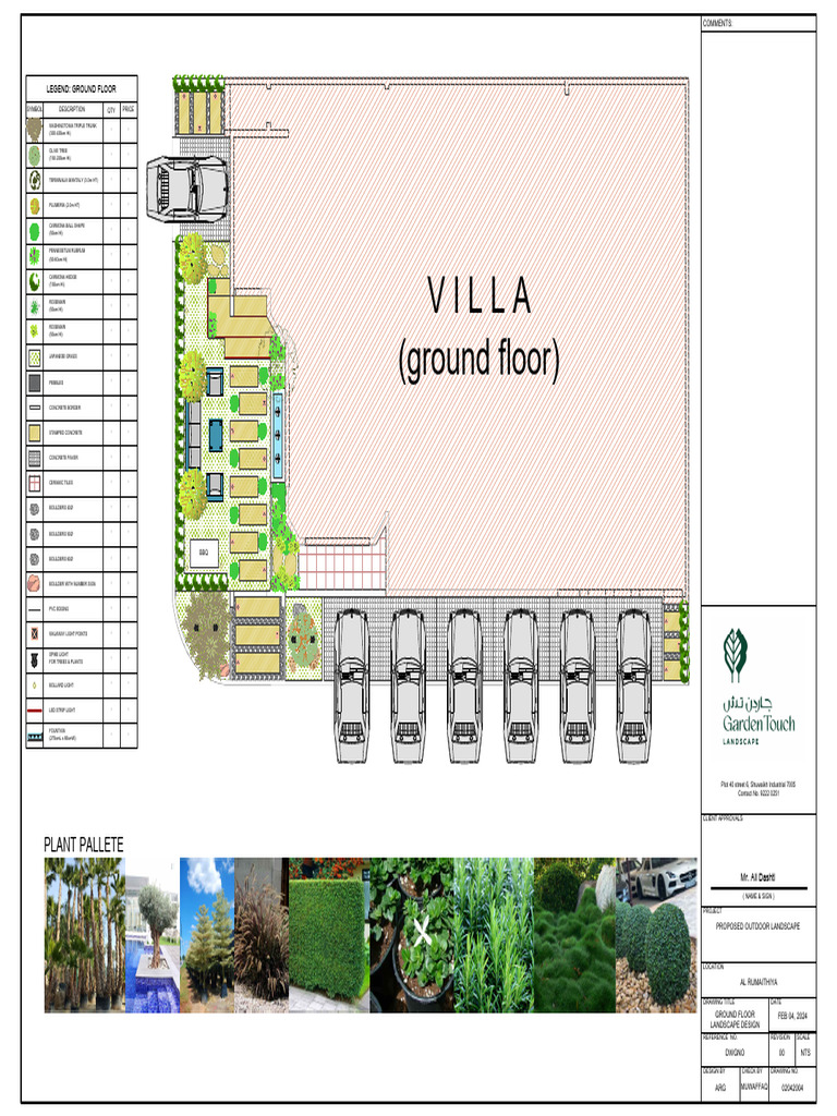 Landscape Design - GROUND FLOOR | PDF | Building Materials | Structural Engineering