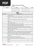 Locker Room Inspection Checklist | PDF