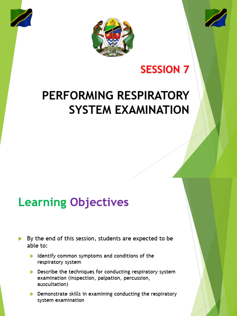 Respiratory System Examination Techniques | PDF | Lung | Thorax