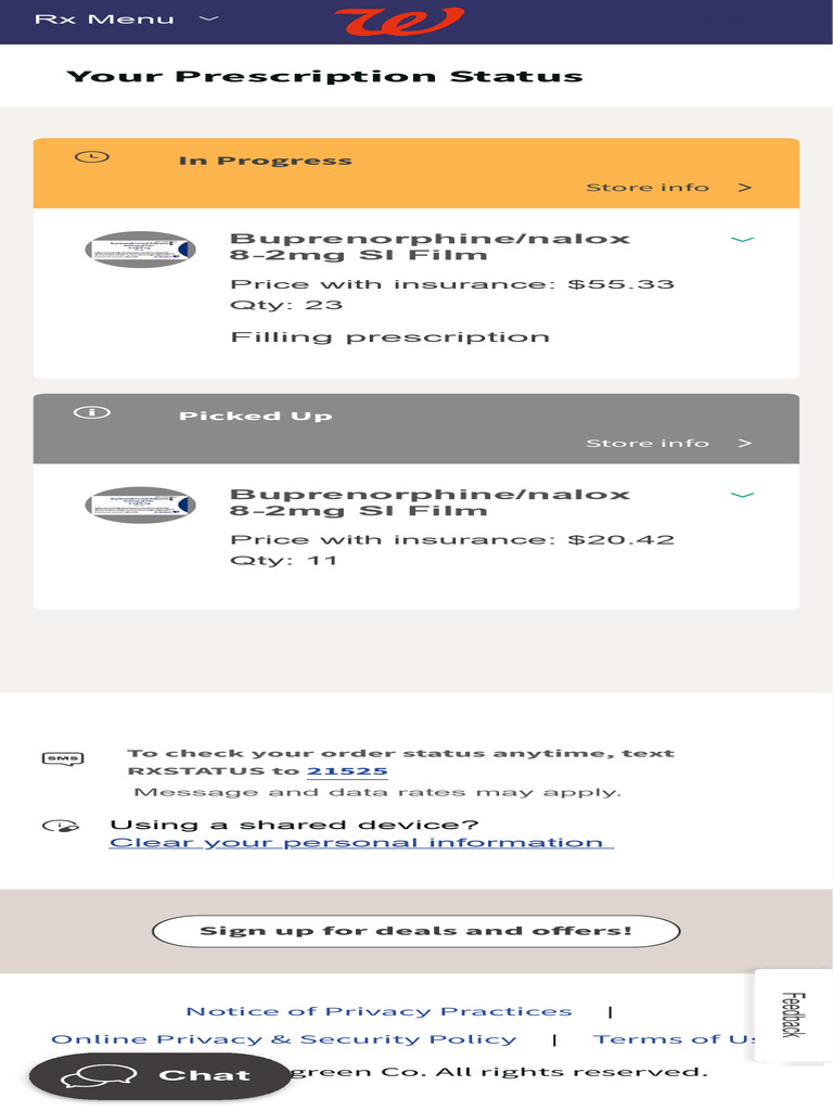 Your Prescription Status Walgreens | PDF