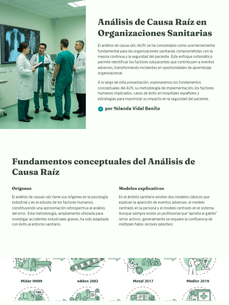 An Lisis Causa Ra Z en Organizaciones Sanitarias 1744394823 | PDF | Seguridad del paciente ...