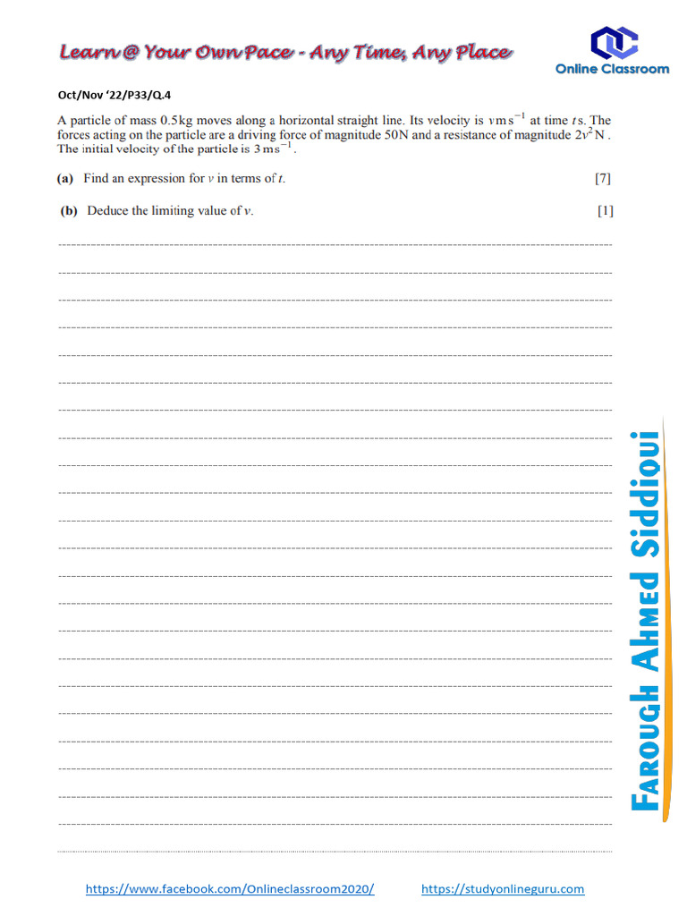 Motion Under Variable Acceleration | PDF