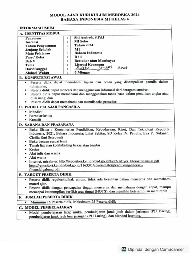 Modul Ajar-1-1 | PDF