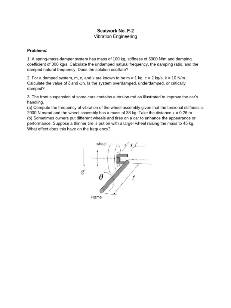 Seatwork Vibration Engineering | PDF