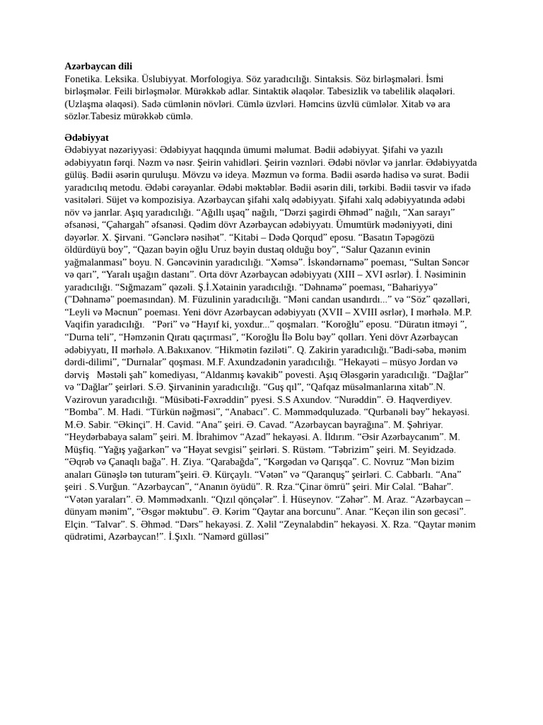 Otk Blok Mövzu | PDF