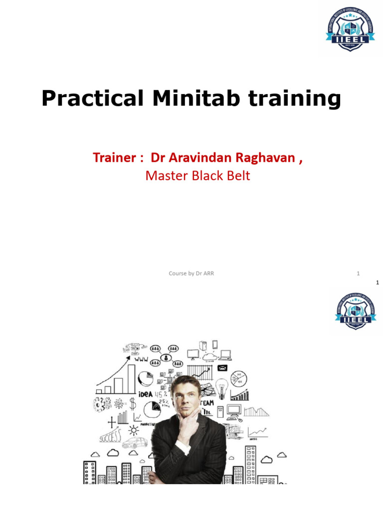 Minitab TRG - DR Aravindan | PDF | Scatter Plot | Dependent And Independent Variables