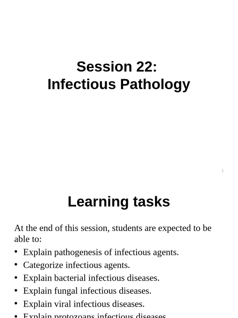 Session 21 Infectious Pathology | PDF | Virus | Bacteria