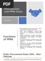 PPRA Rules | PDF | Procurement | Treaty