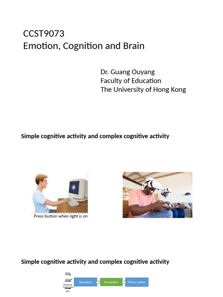 Session 4 Complex Constructs | PDF | Attention | Memory