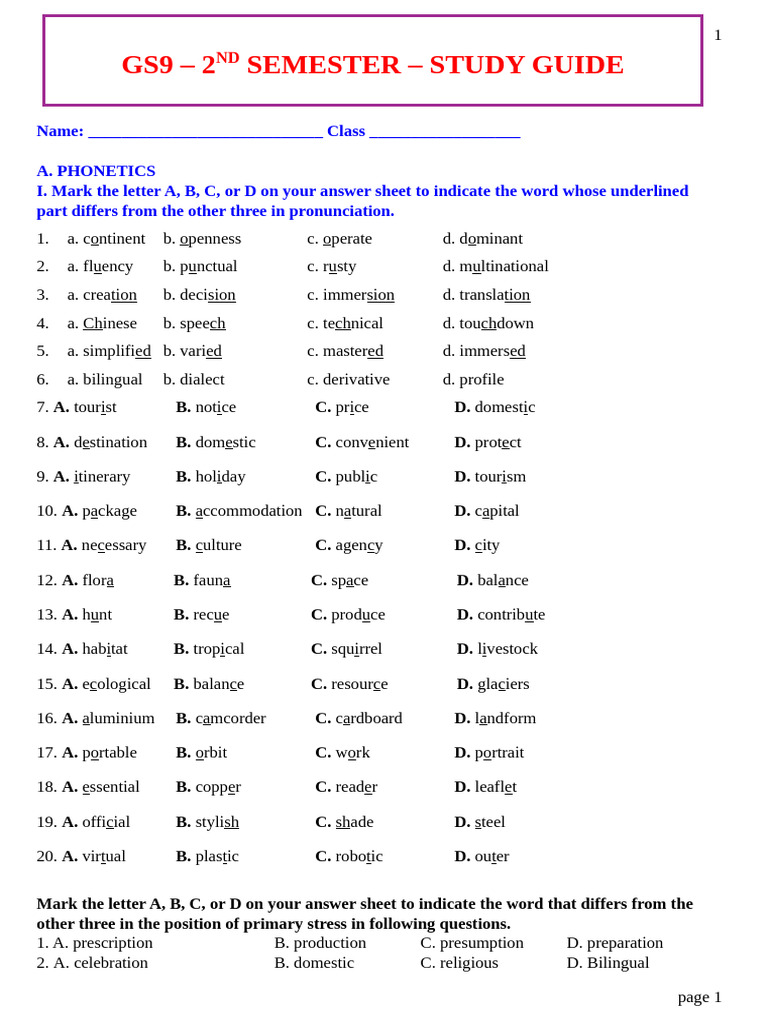 ĐỀ CƯƠNG ÔN TẬP CUỐI HK2 TA9 GLOBAL giaoandethitienganh | PDF | Cyberbullying | Adolescence