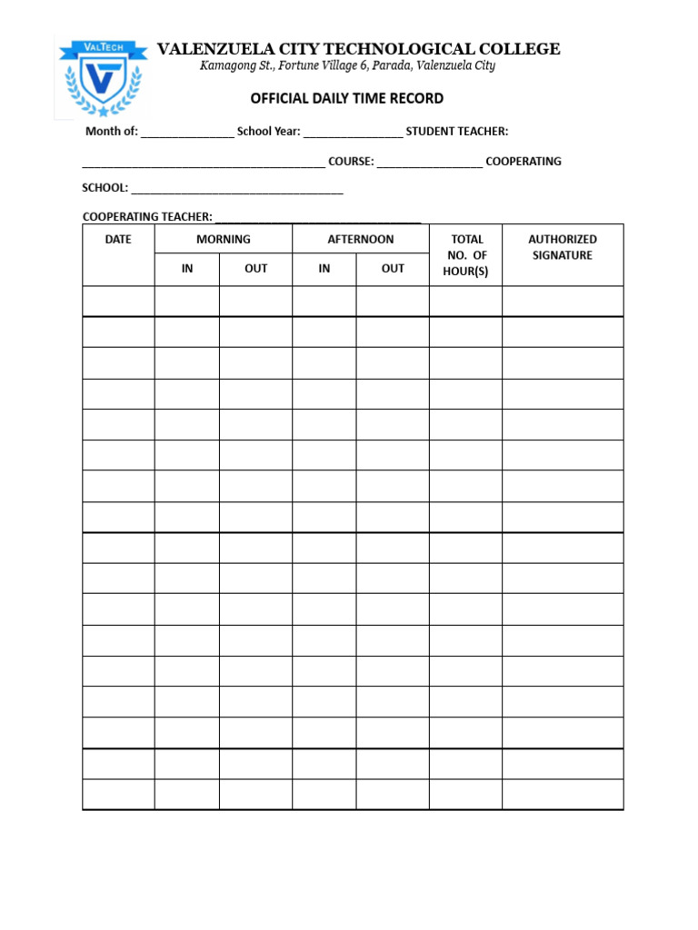 DTR Teaching Internship 2023 | PDF