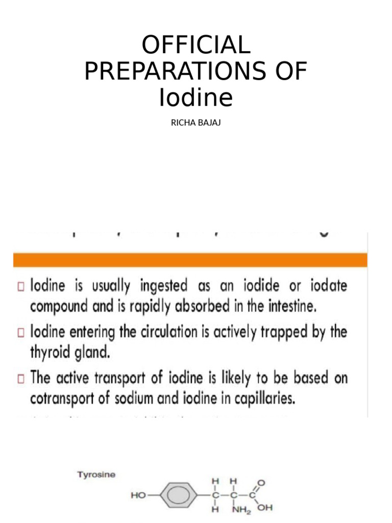 Iodine Content in Foods: A Comprehensive Guide | PDF