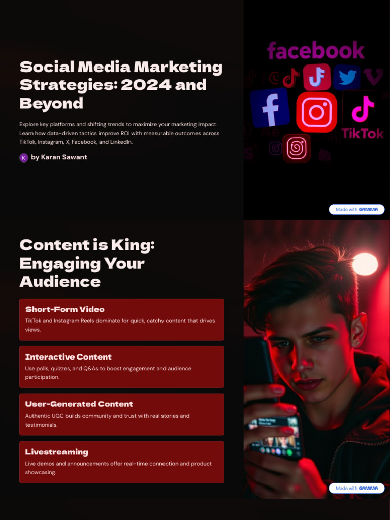 Social Media Marketing Strategies 2024 and Beyond | PDF