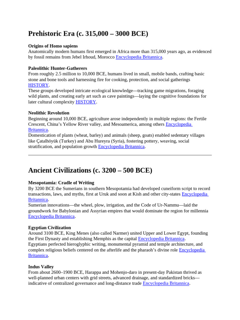 Evolution of Human Civilization | PDF | Ancient Egypt | Han Chinese