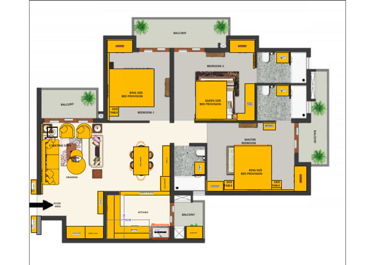 Mr. Hari Om Layout Plan 2 | PDF | Furniture | Home