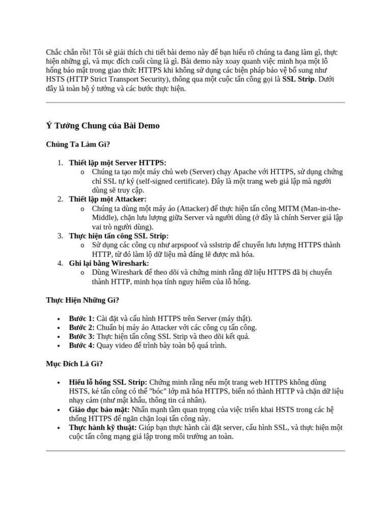 An Toan Bao Mat Thong Tin, Ung Dung Ssl/tls | PDF