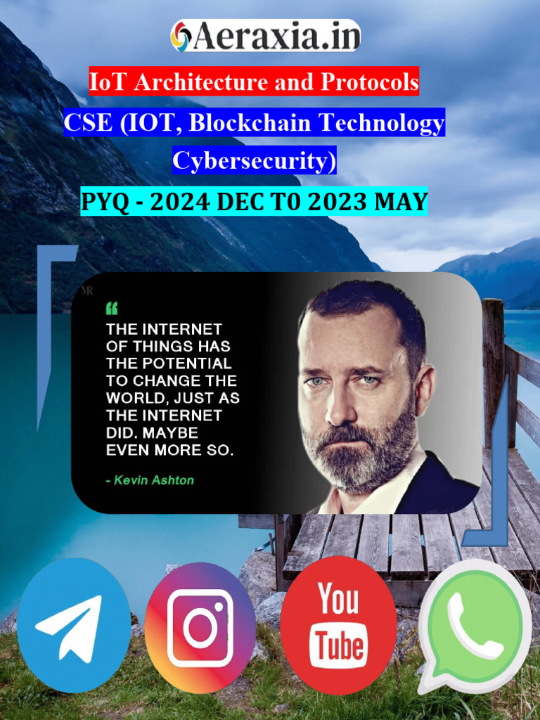 SEM 6 - CSE IOT - IoT Architecture and Protocols - 2024 Dec To 2023 May - Aeraxia - In. | PDF ...