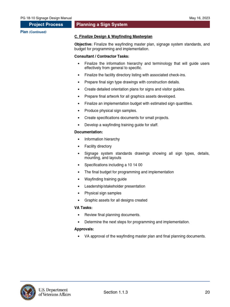 Design Manual - Signage - 20-25 | PDF | Specification (Technical Standard) | Computing