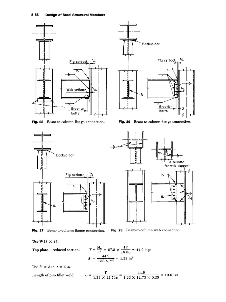 Beam Column Flange Connection | PDF