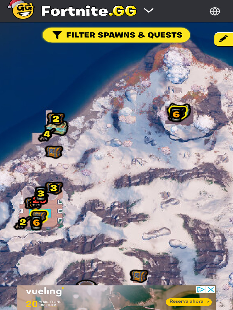 Fortnite Interactive Map - Fortnite.gg | PDF