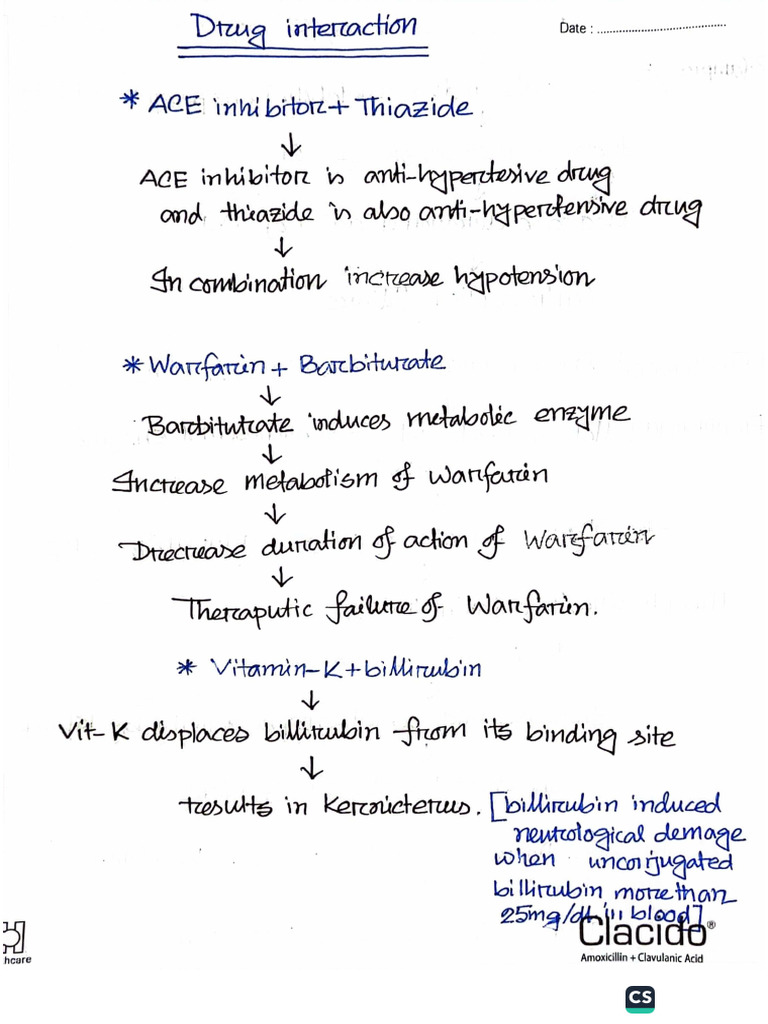 Drug Interaction | PDF