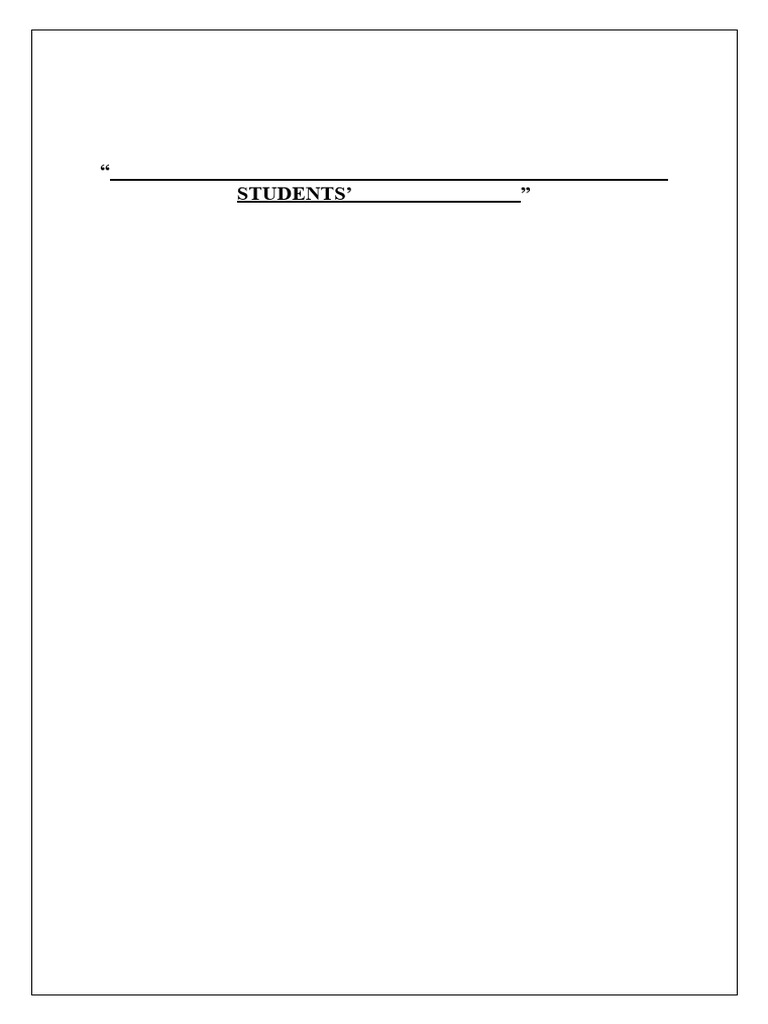 Final Report- SIP Batch S023 (A). HR (Sneh) | PDF | Leadership | Teachers