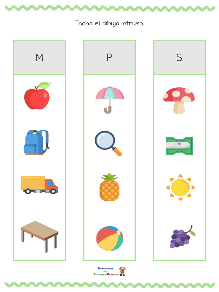 Conciencia Fonologica Intruso | PDF