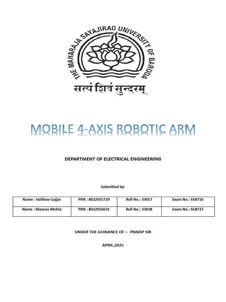 project robotic arm car. | PDF | Robotics | Automation