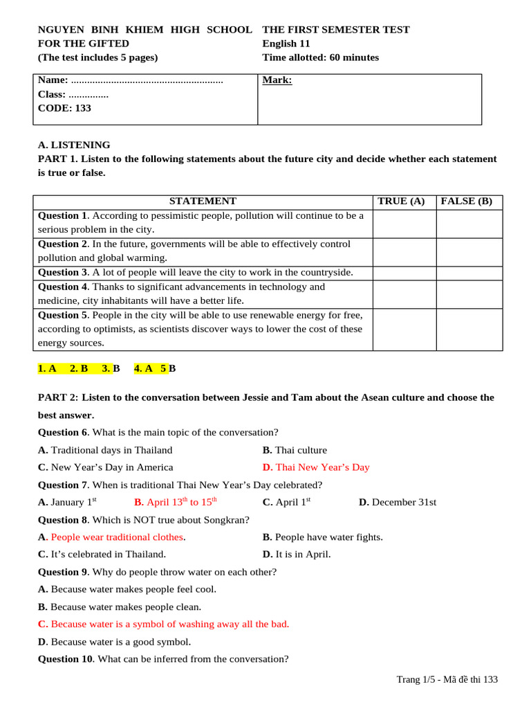Test 133 | PDF | Hydrology | Oceanography