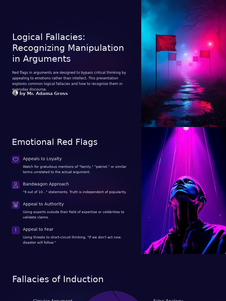 Logical Fallacies Recognizing Manipulation in Arguments | PDF | Fallacy | Argument