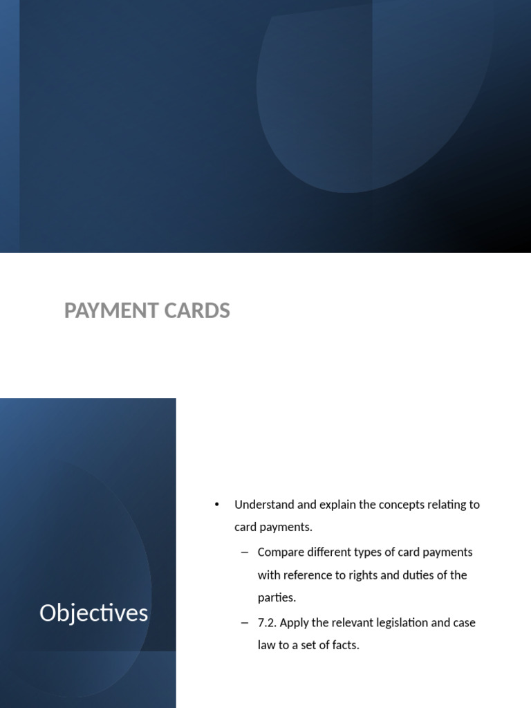 Week 5 Lecture Slides 2 2 | PDF | Credit Card | Debit Card