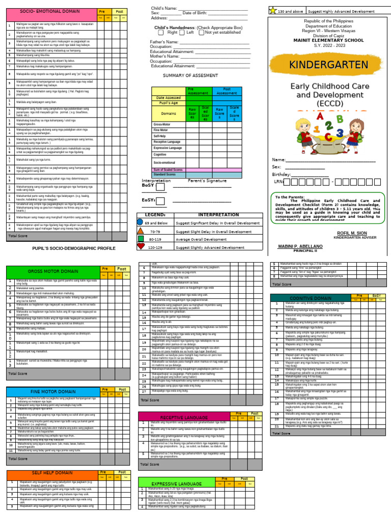 ECCD Checklist New Normal | PDF