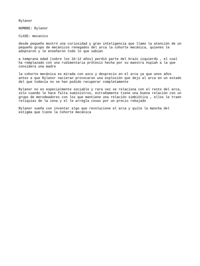 Rylanor | PDF