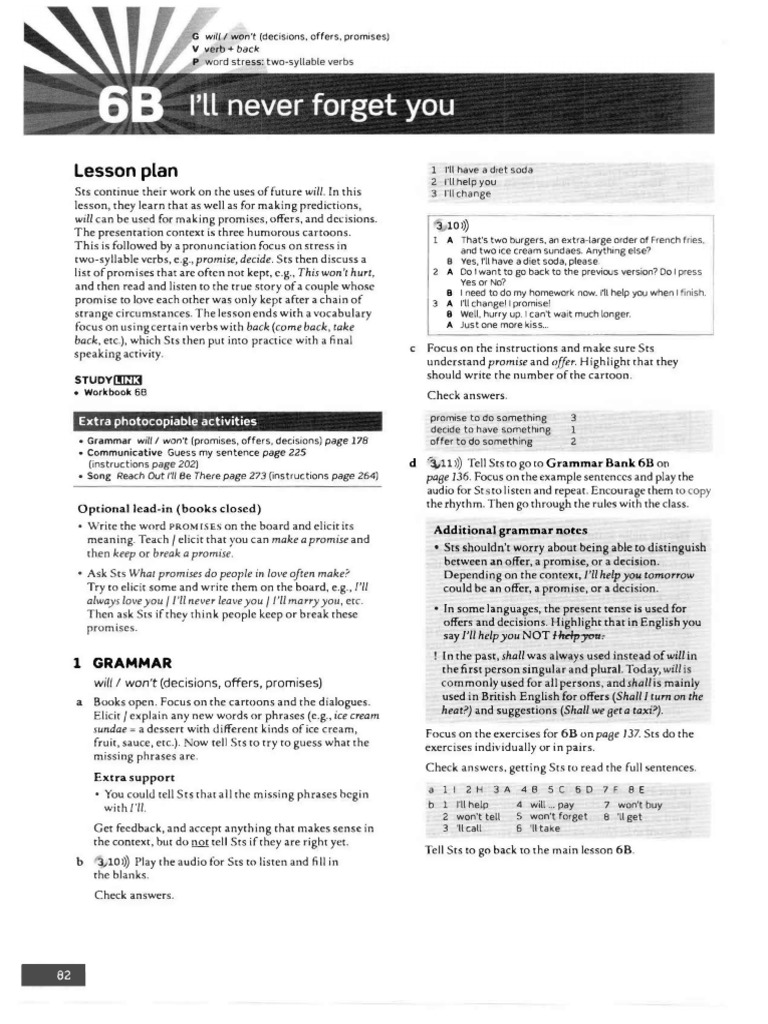 Teacher Book 6b | PDF