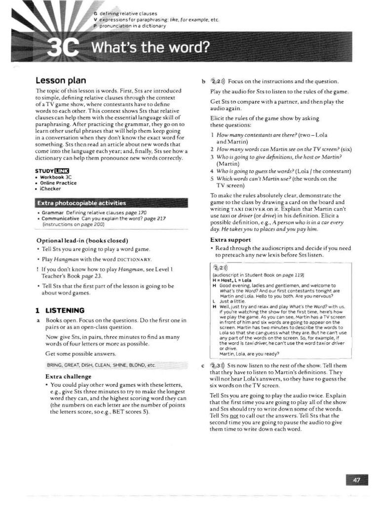 teacher book 3C | PDF