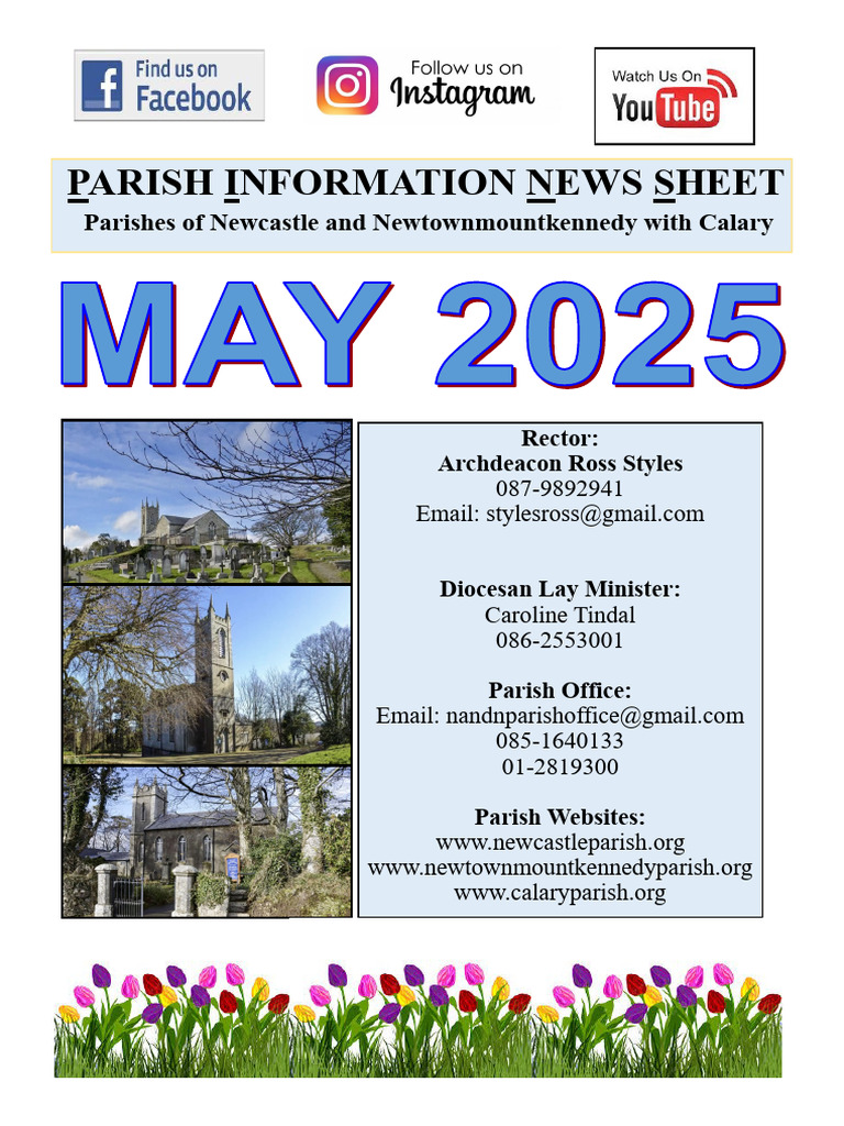 May 2025 News - Parish of Newcastle & Newtownmountkennedy With Calary ...