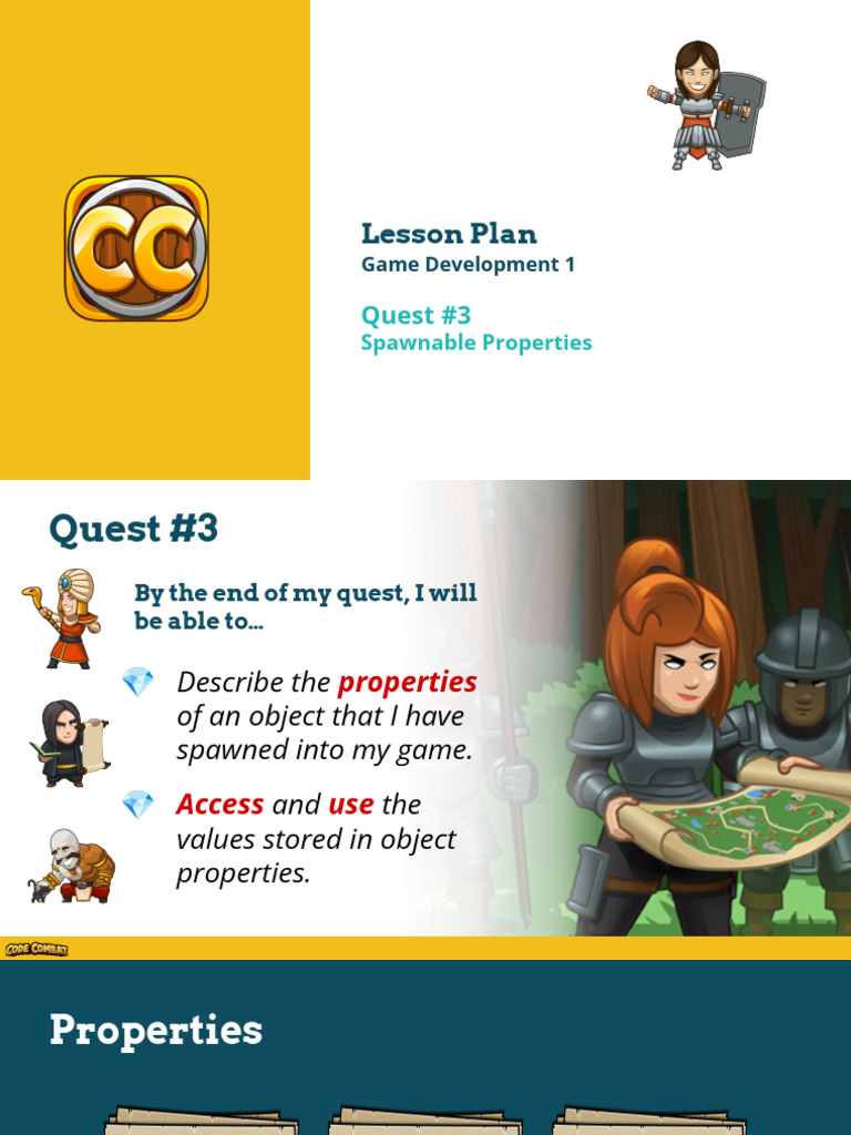 Game Dev 1_ Lesson 3 - Spawnable Properties | PDF | Debugging | Software
