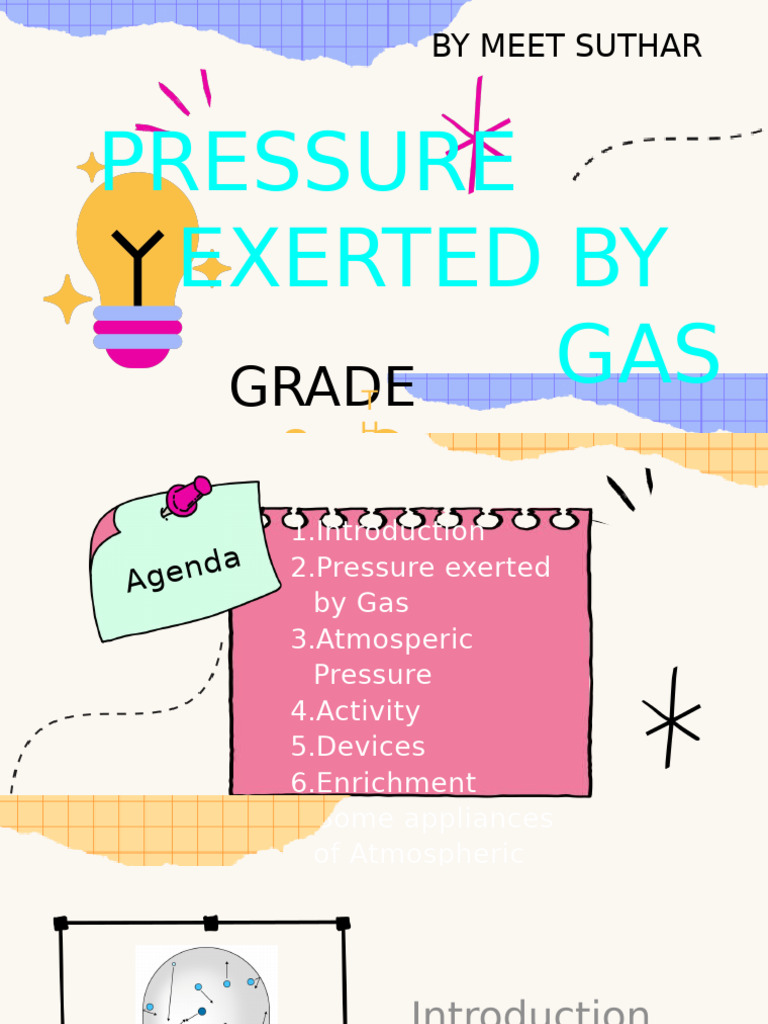 Pressure Exerted by Gas | PDF