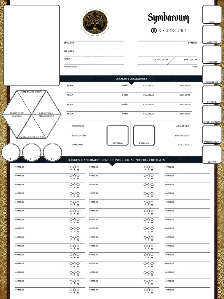 Symbaroum-Ficha_PJ-anversoV1 | PDF