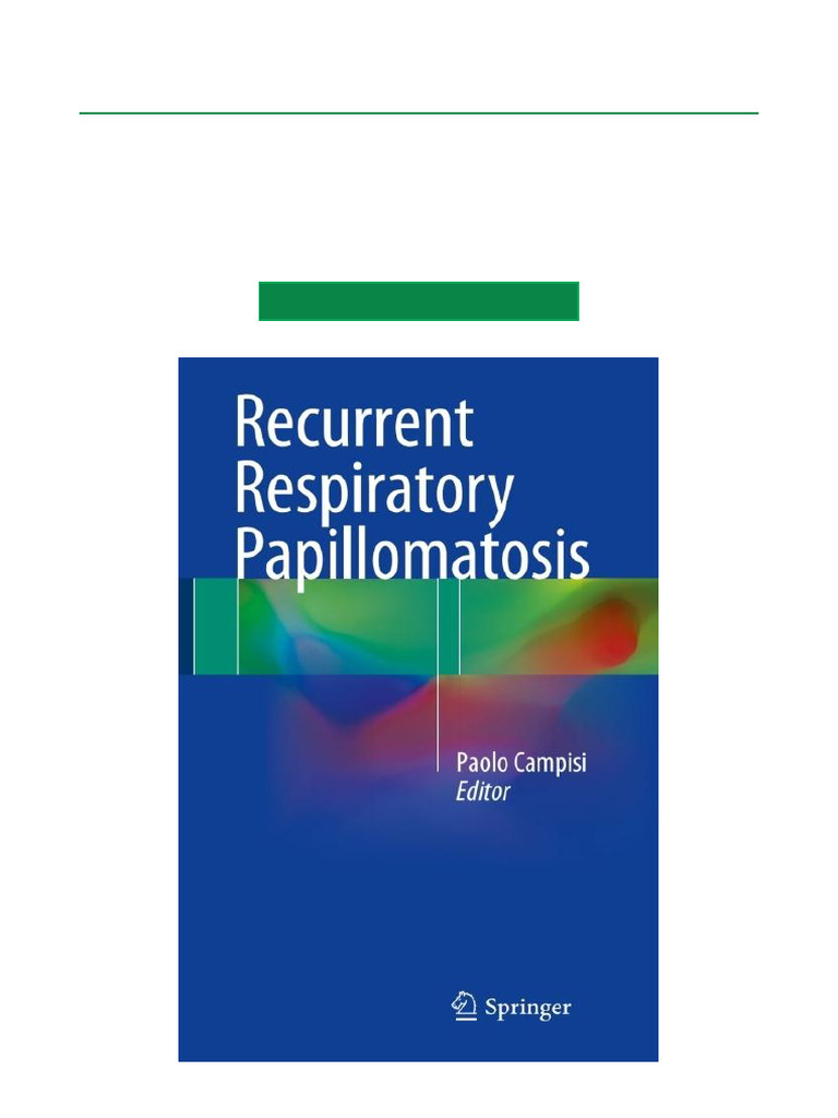 Recurrent Respiratory Papillomatosis Digital PDF Download | PDF | Virus ...