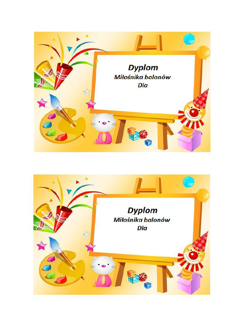 dyplom balonowy | PDF