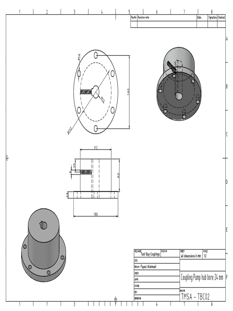 Coupling Pump Hub Bore 24 MM | PDF