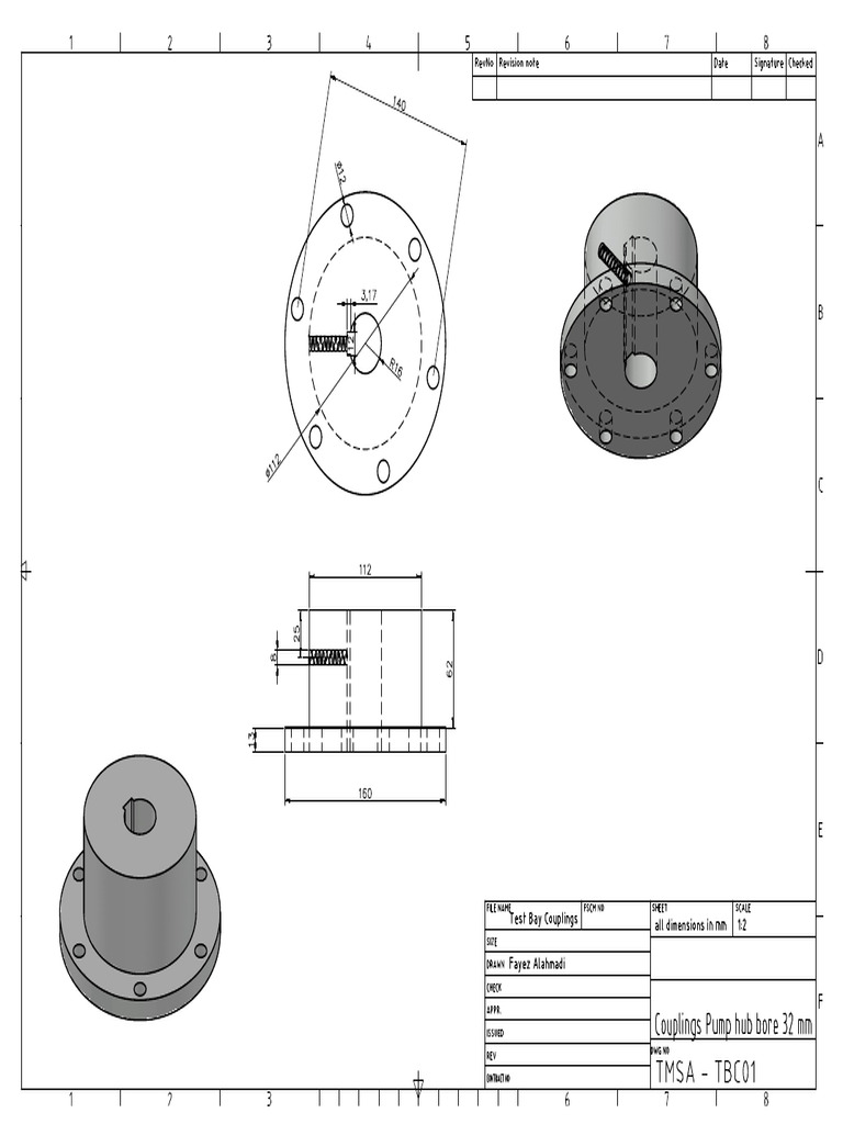 Coupling Pump Hub Bore 32 MM | PDF