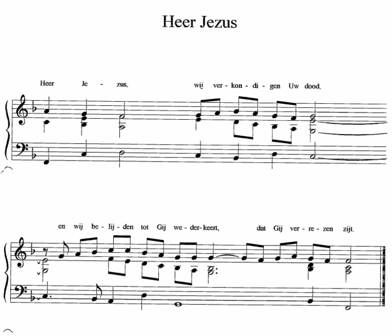 Heer Jezus | PDF