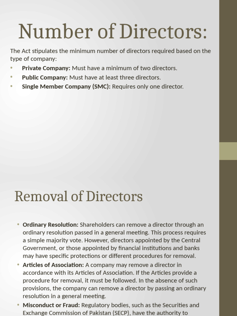 Director Presentation Pdf