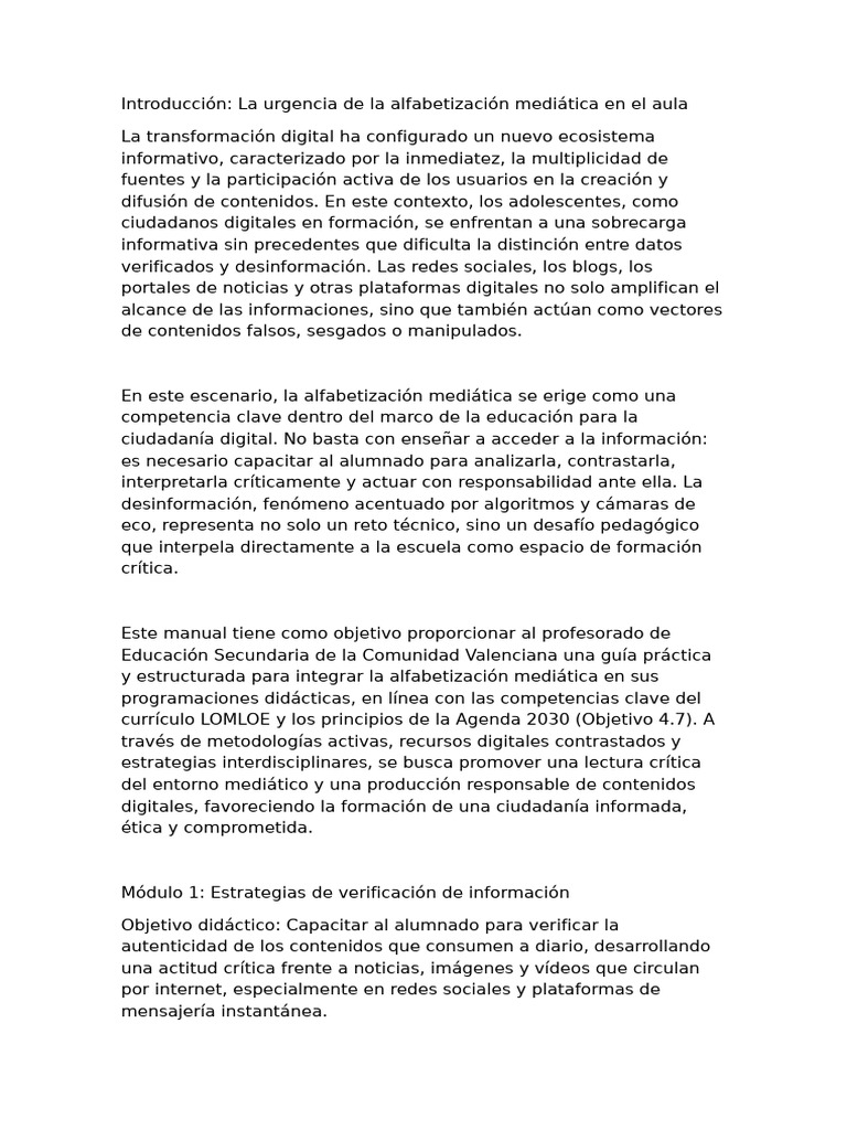 Introducción tfm | PDF | Enseñando | Evaluación