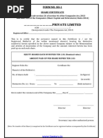 SH-4 Share Transfer Form Template | PDF | Securities (Finance ...