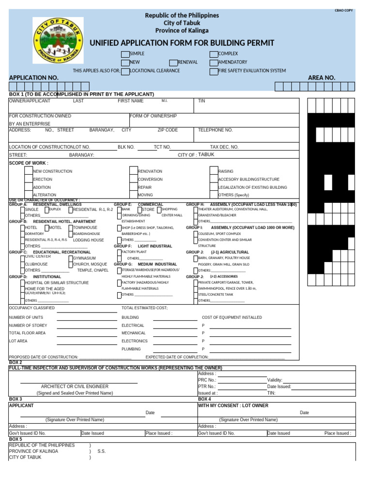 Application Form For Building Permit | PDF | Building | Apartment